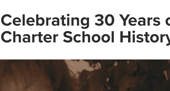 Celebrating 30 Years of Charter School History - PIE Network