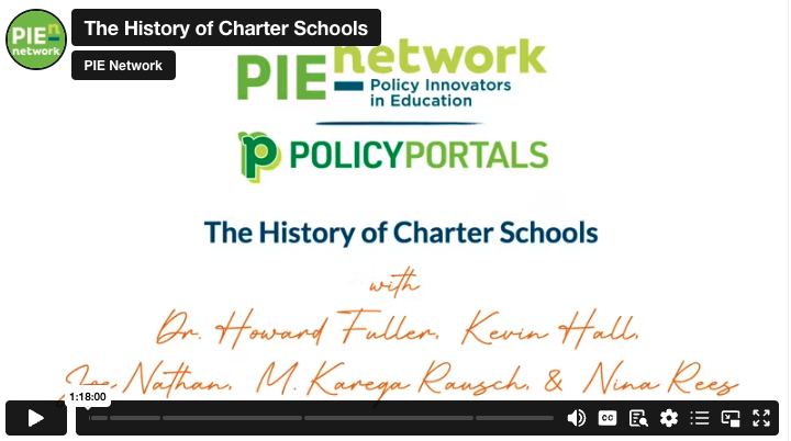 The History of Charter Schools - PIE Network