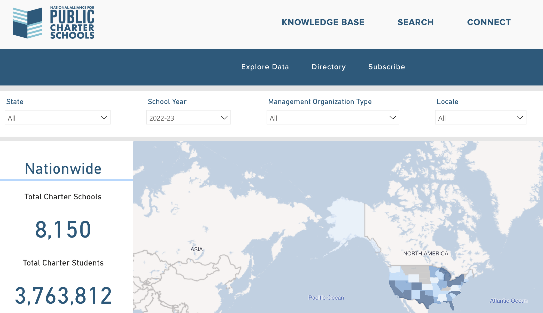 Public Charter Schools Data Dashboard - PIE Network