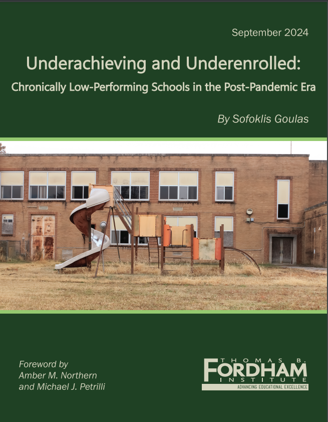 Underachieving and Underenrolled: Chronically Low-Performing Schools in ...